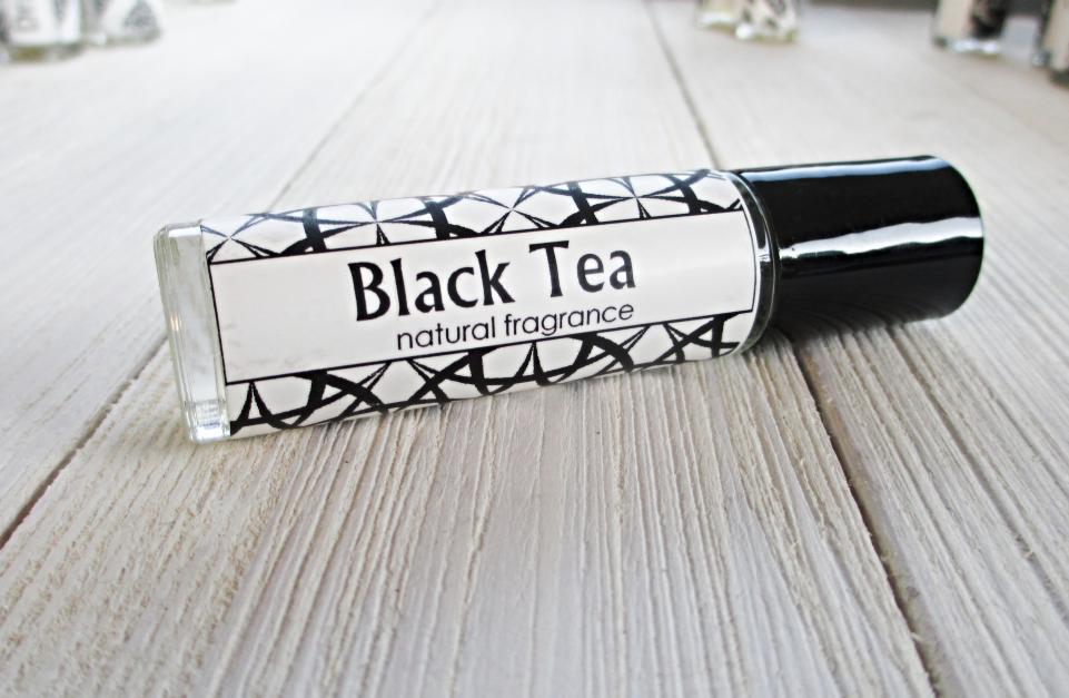 Black Tea roll on perfume, 1/3oz bottle, classic black tea scent ...